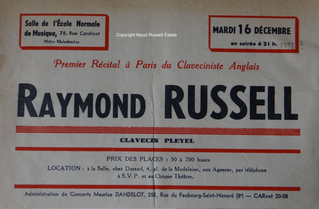 Raymond Russell, collector, harpsichordist, author, and the man behind ...